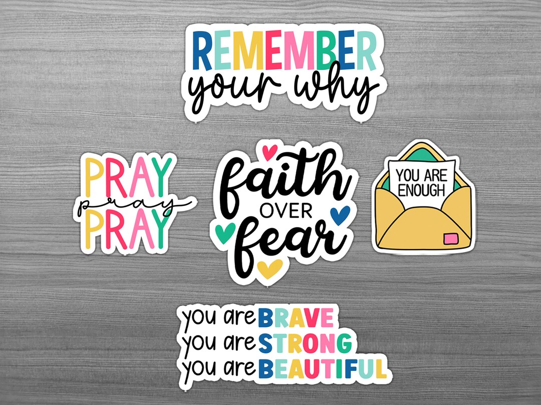 Christian Faith Stickers Bible Verse Jesus Sticker Bible Journaling ...