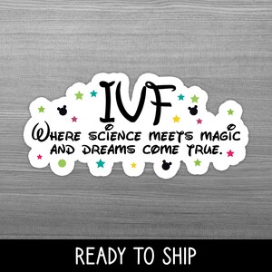 IVF Sticker IVF Gift Infertility IVF Got This Stickers Inspirational ...