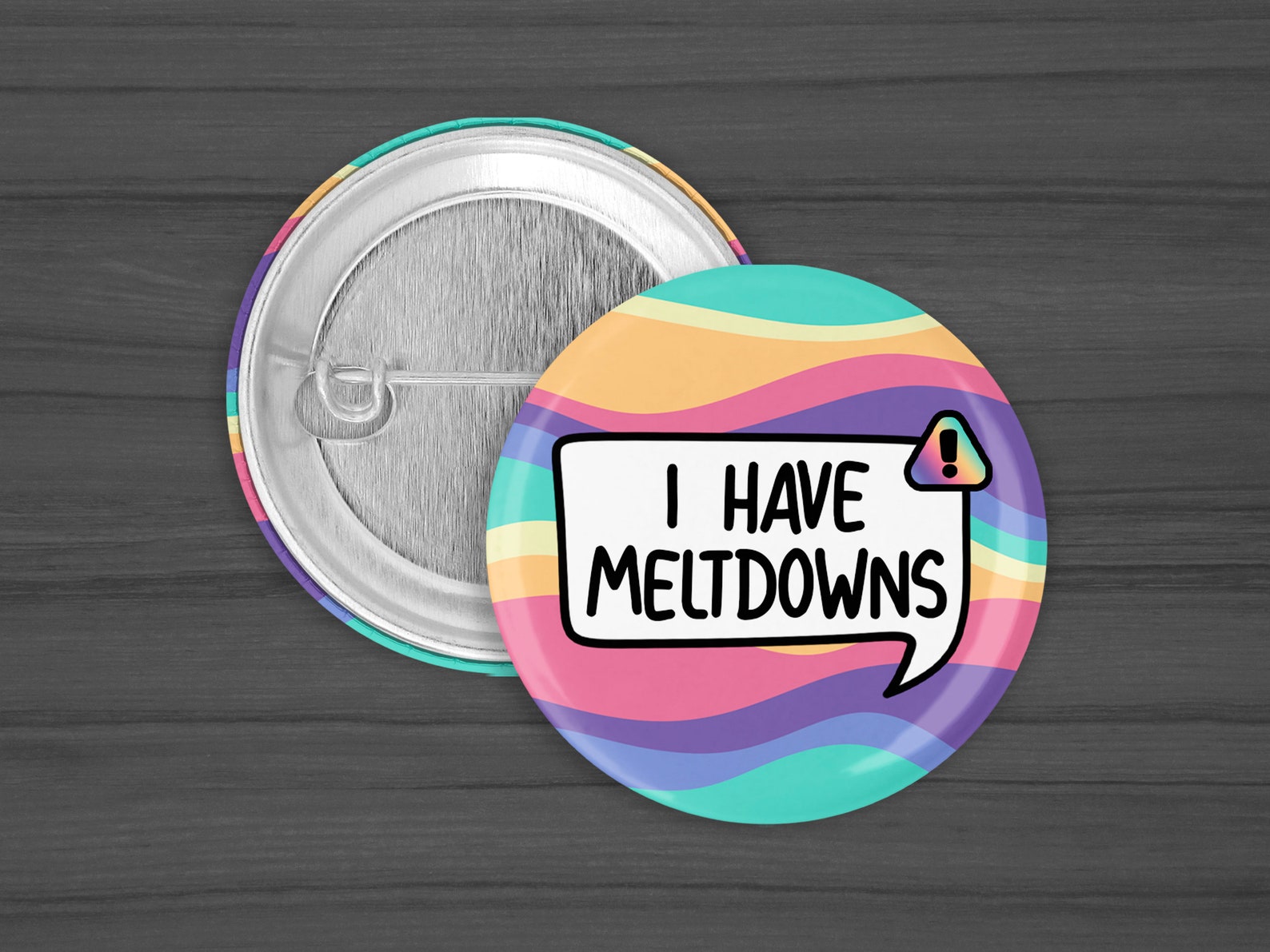 Autism Awareness Pins, Neurodiversity Acceptance, Mental Health Pins, I ...