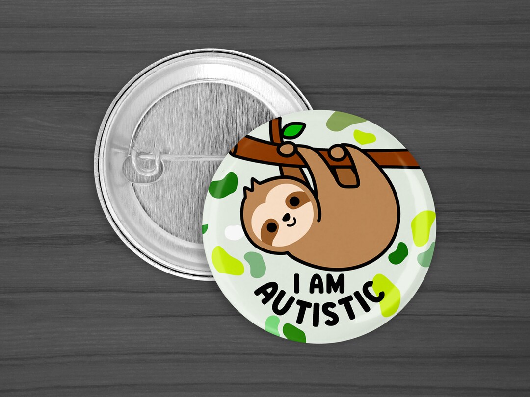 I Am Autistic Pin Badge, Hidden Disability Pins, Autism Awareness ...