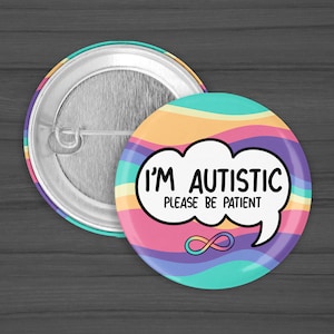 Autism Awareness Pins, Neurodiversity Acceptance, Mental Health Pins, I ...