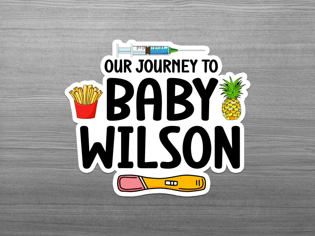 IVF Custom Sticker Gift Infertility Stickers Fertility Gifts Trying to ...