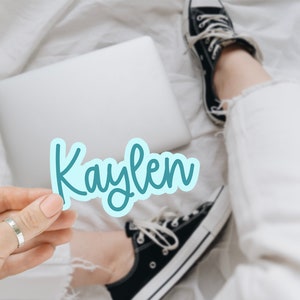 Personalized Name Sticker for Water Bottle, Customized Teacher Gift ...