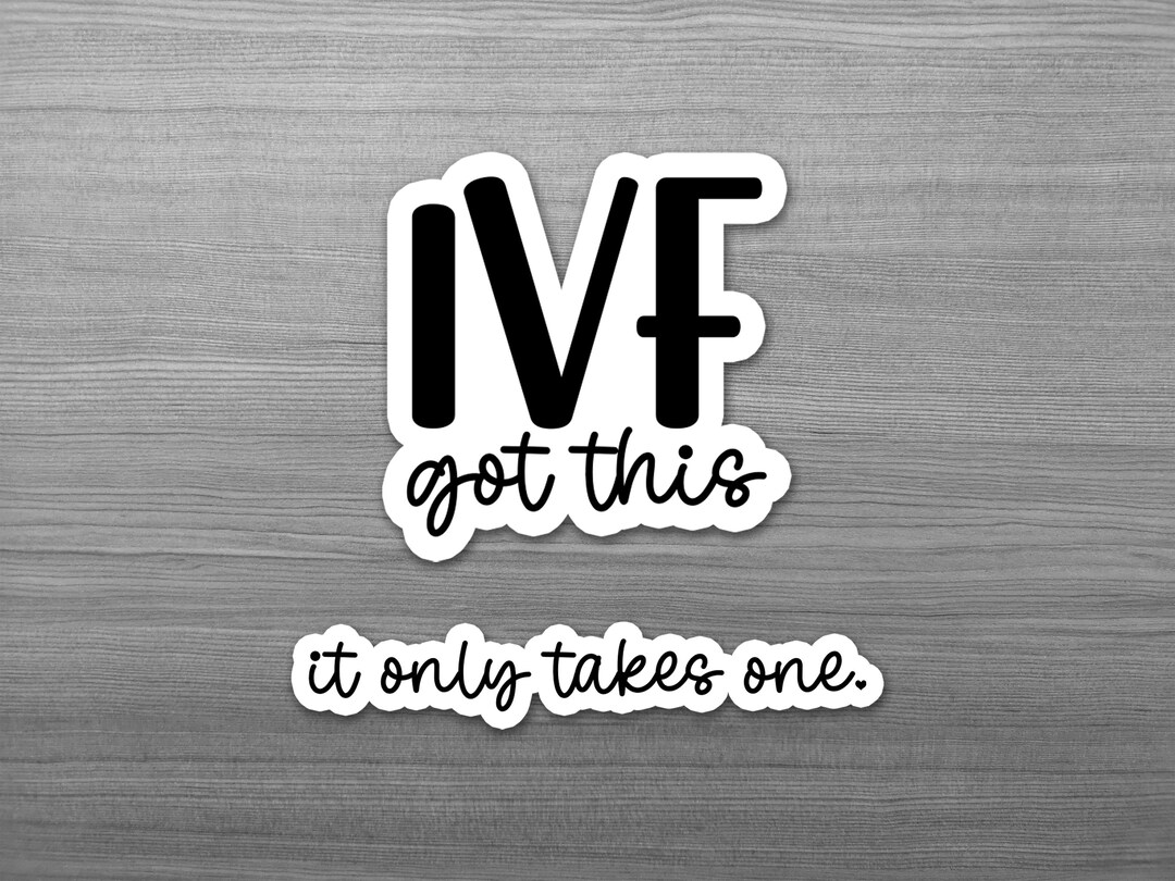 IVF Sticker 2 Pack IVF Gifts Infertility Planner - Etsy UK