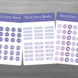 IVF Planner Stickers Infertilility Gifts Fertility Journal - Etsy