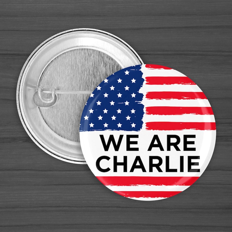 Charlie Kirk Lapel Pin - Etsy