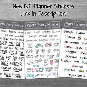 IVF Sticker 2 Pack IVF Gifts Infertility IVF Got This Stickers ...