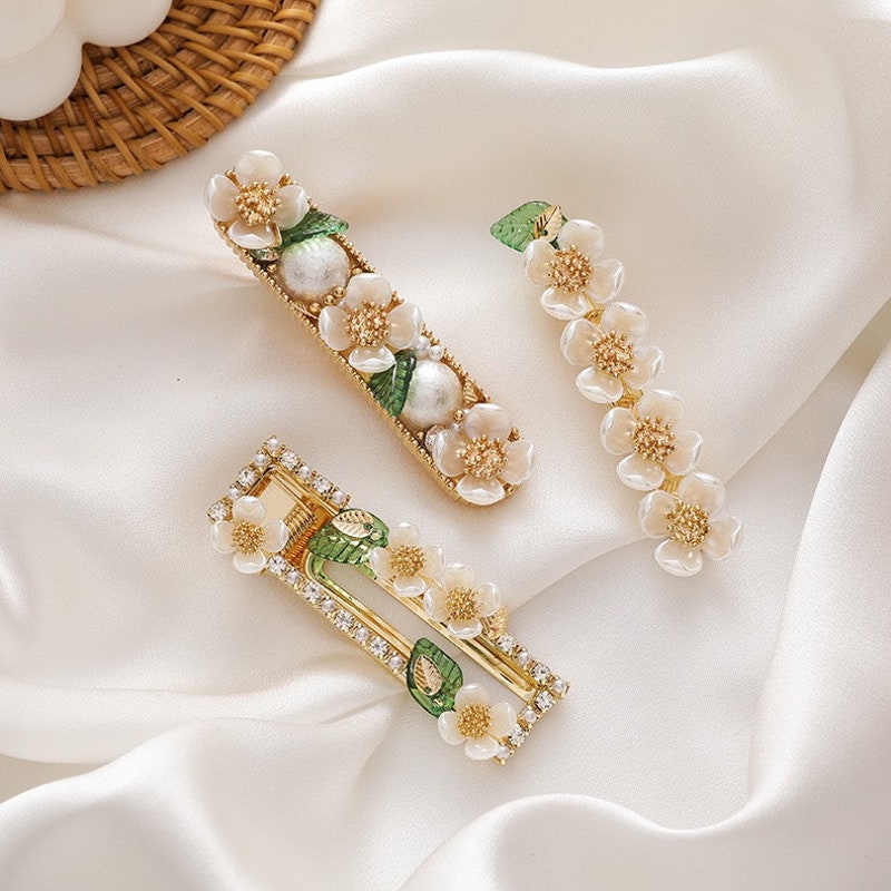 Pearl Hair Clip - Etsy