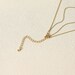 Double Chain Gold Necklace, Set of 2, Combo Necklaces Set, Minimalist ...