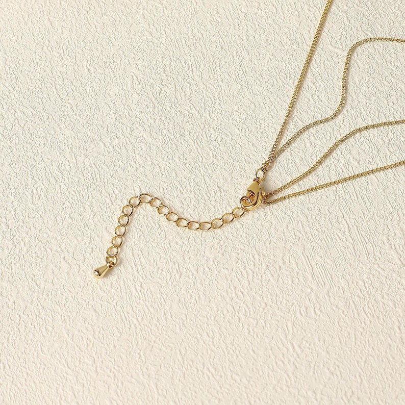 Double Chain Gold Necklace Set of 2 Combo Necklaces Set - Etsy