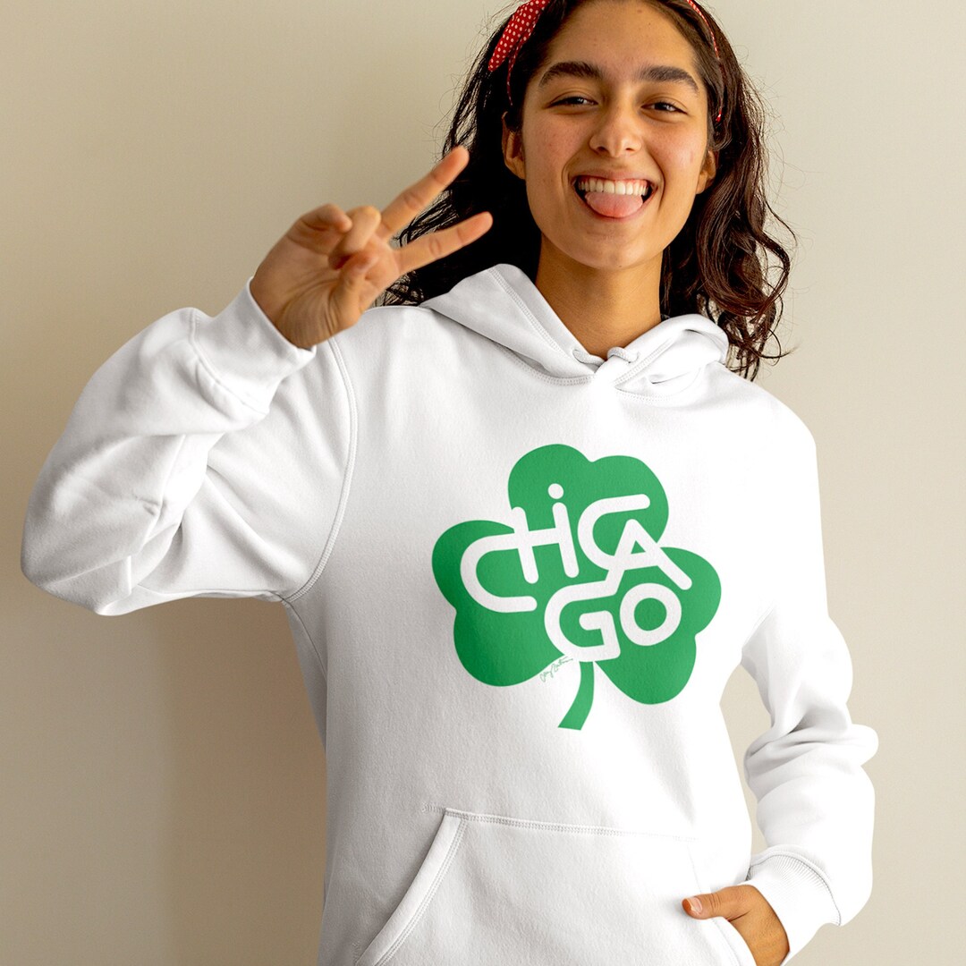 St. Patrick’s Day CHICAGO Unisex Hoodie CHI-RISH Pub Crawl Shamrock ...