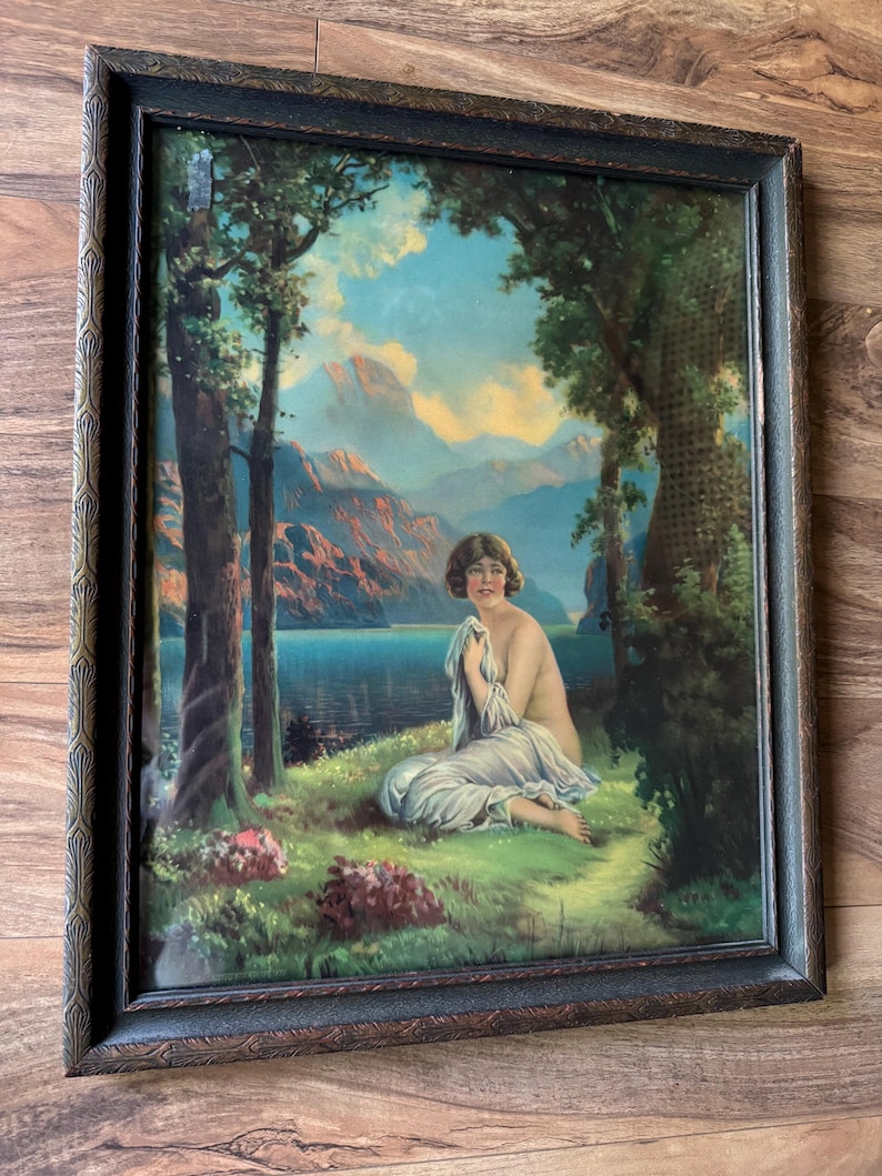 1920s R. Atkinson Fox “june Moon” Lithograph – Romantic Landscape Print ...