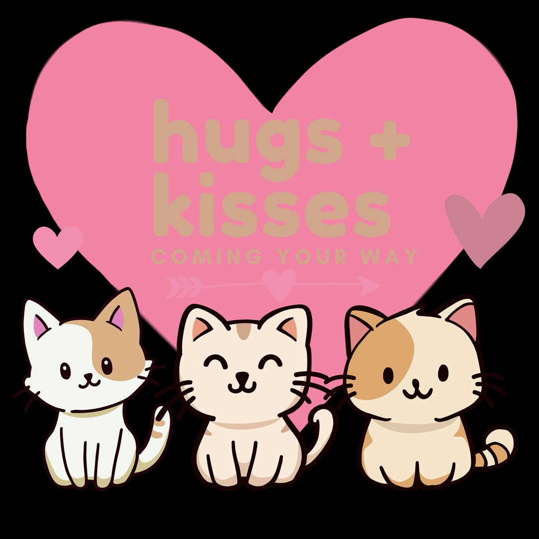 Hugs Kisses Coming Your Way - Etsy