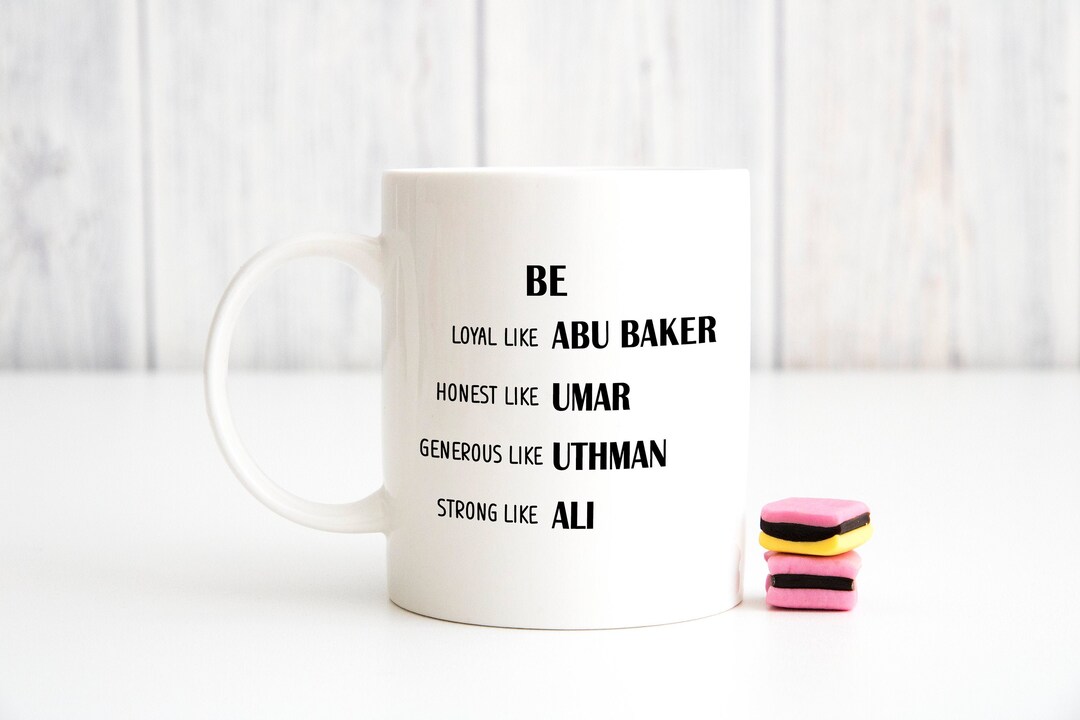 The 4 Caliphs of Islam Mug - Be Like - Inspiration Islamic Gifts ...