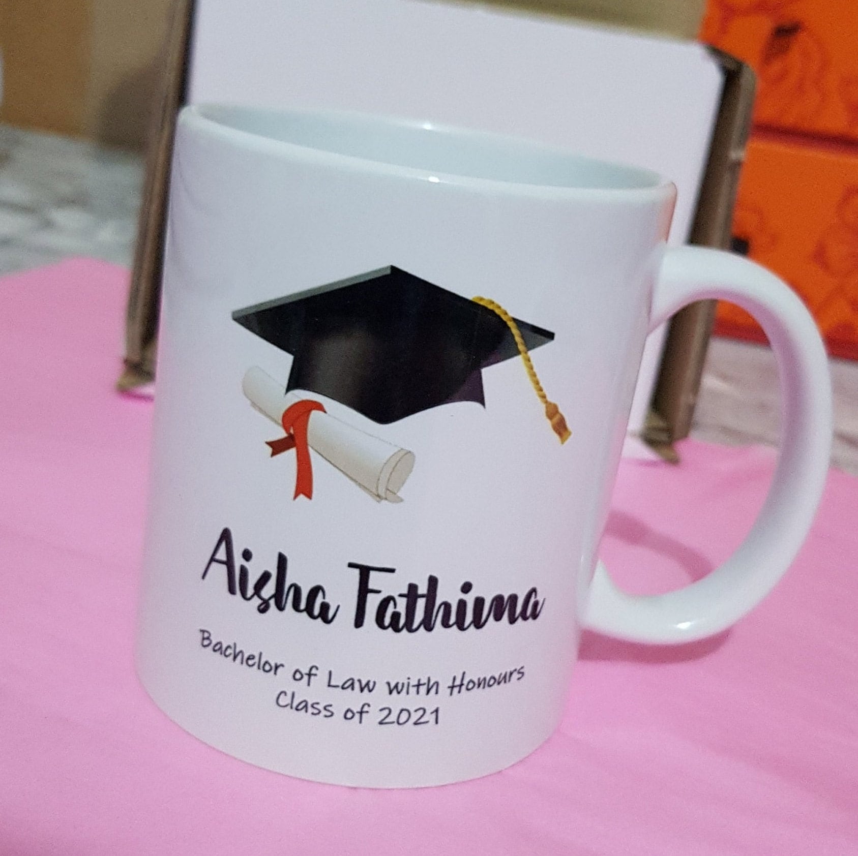 Personalised Graduation Mug (double Sided) - Etsy