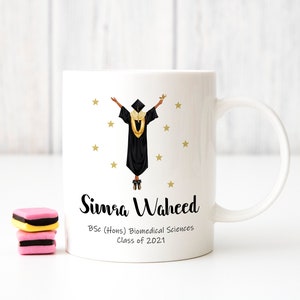 Personalised Graduation Mug Celebration Mug Graduation Greeting Mug ...