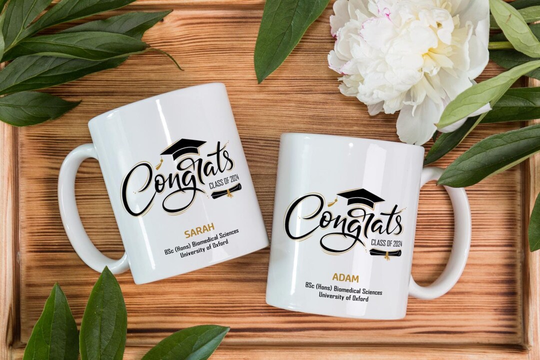 Graduation Mug Personalised With Your Degree, Diploma Mug, Graduation ...