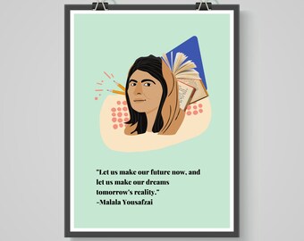 Malala Yousafzai | Etsy