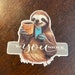 Sloth Sticker Decals Decorative Matte Labels Custom Glossy Die Cut ...