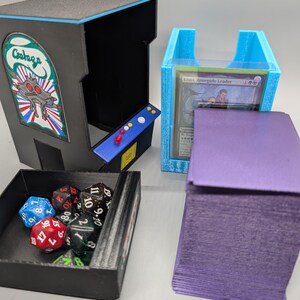 Galaga Themed Arcade Deck Box for MTG Commander EDH or Other TCG - Etsy