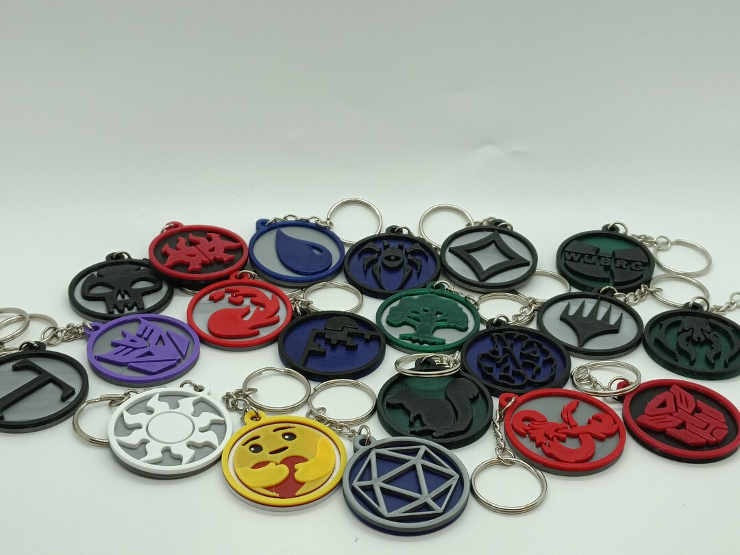 Add-on Item - MTG or Other Symbol Keychain - Etsy