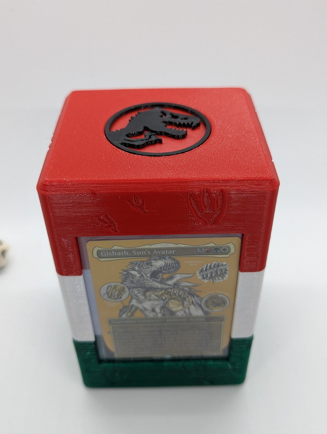 Dinobox MTG Magic the Gathering Commander EDH Deckbox With Slot for ...