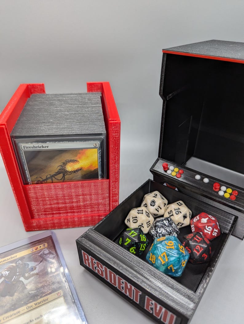 Resident Evil Arcade Machine Themed Deck Box for MTG Commander EDH or ...