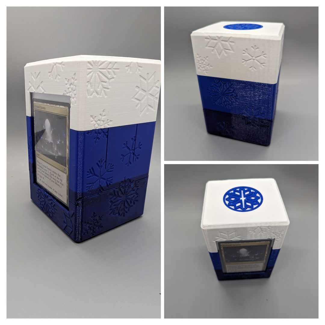 Snow Flake Ice Queen Themed Deckbox for MTG Magic the Gathering ...