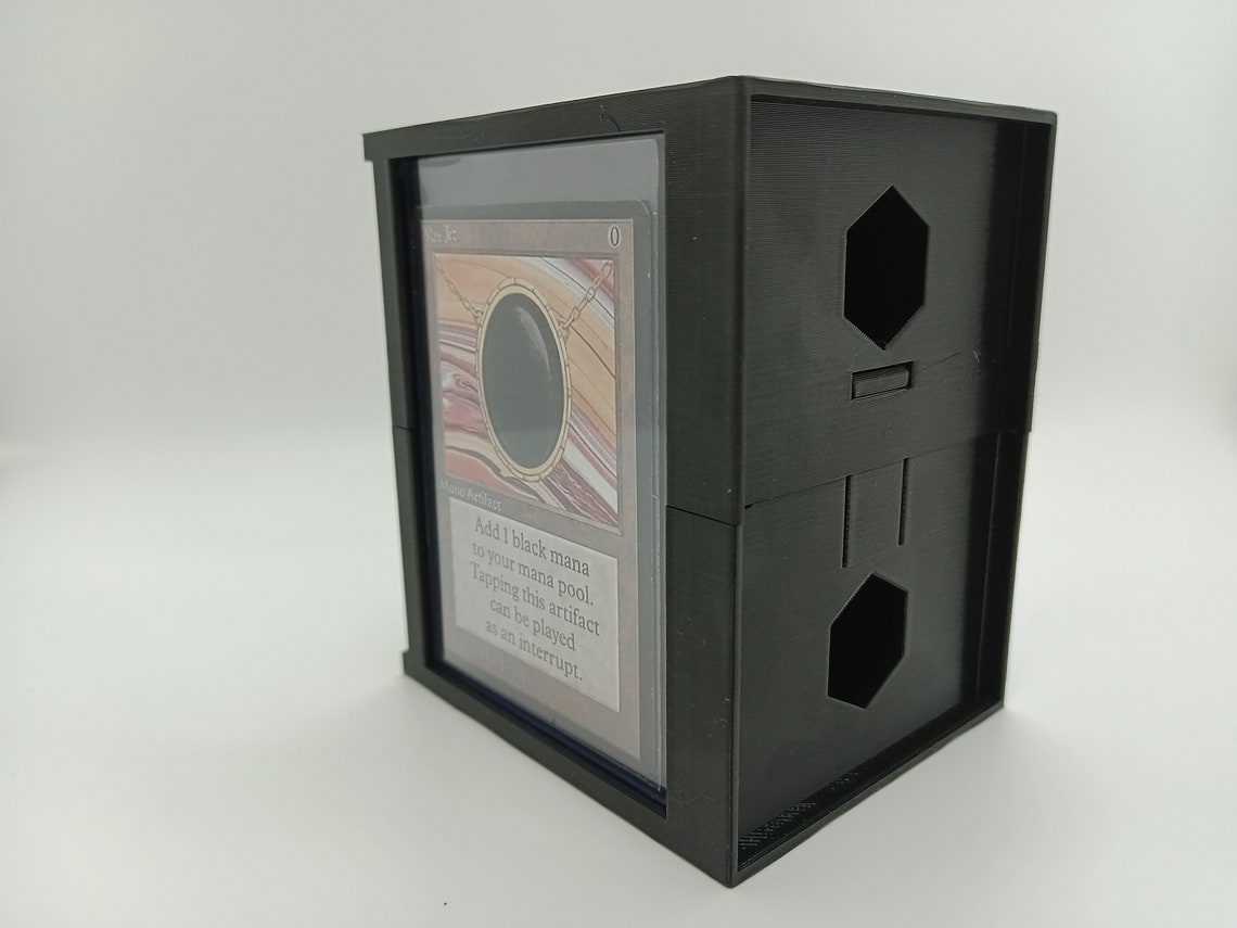 MTG EDH Commander Deck Box W/ Toploader Slot for Stanley Tool Box ...