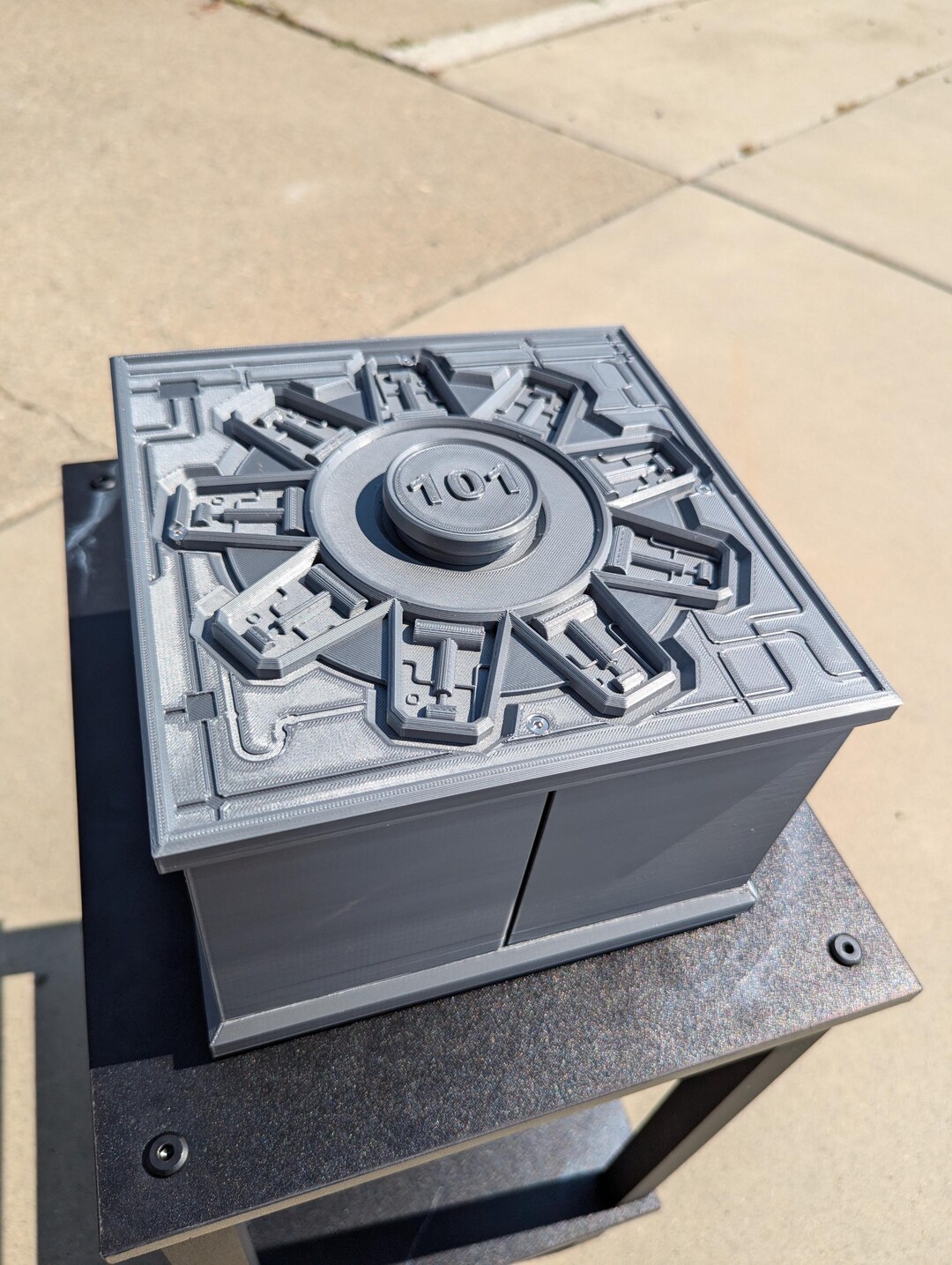 Fallout Vault Themed Quad Deck Box for FOUR 100 Card Double-sleeved ...