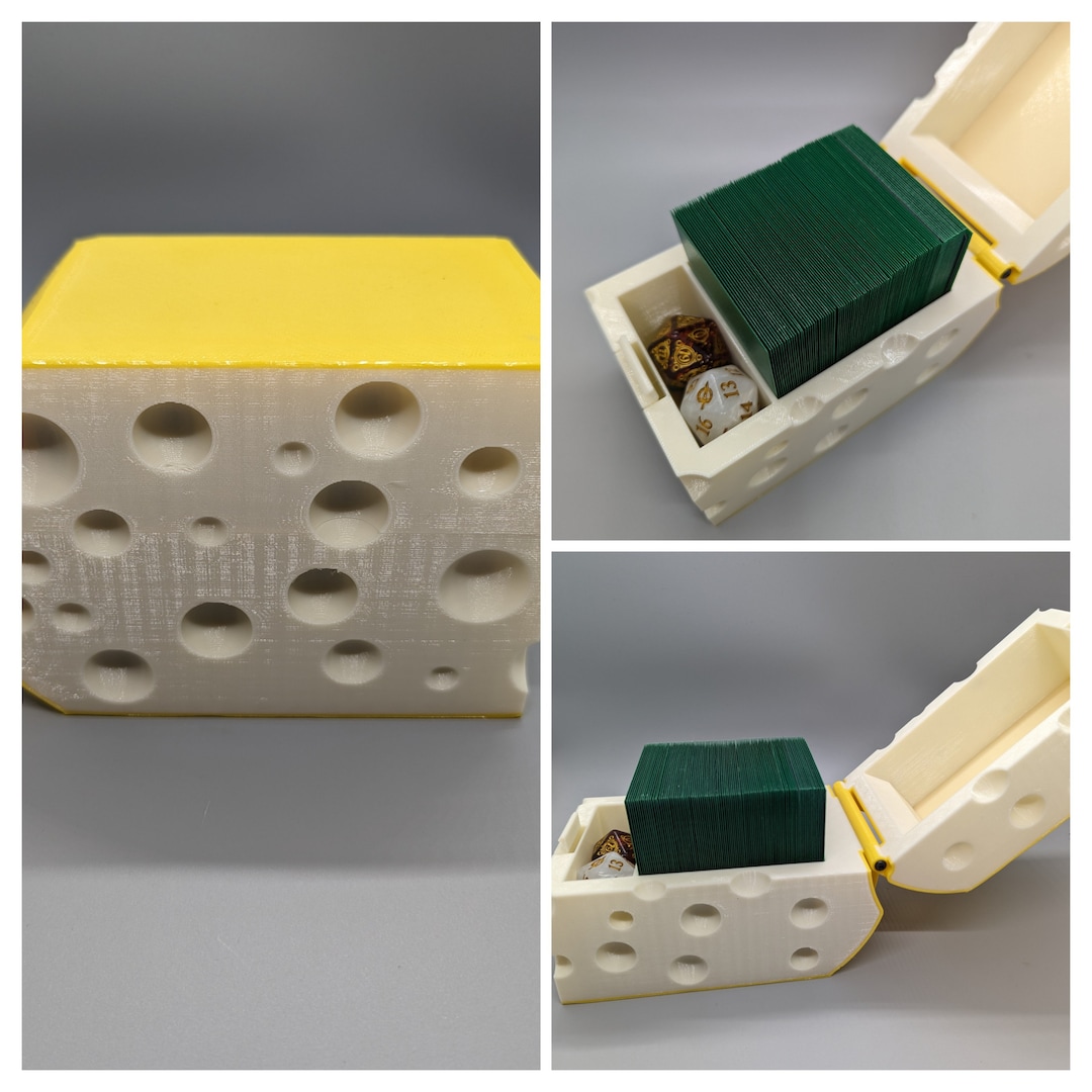 Cheese Box Deck Box for MTG Magic the Gathering, Pokemon or Other TCG ...