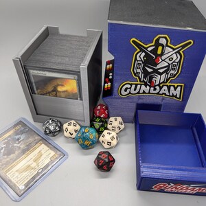 Gundam Arcade Machine Themed Deck Box for MTG Commander EDH or Other ...