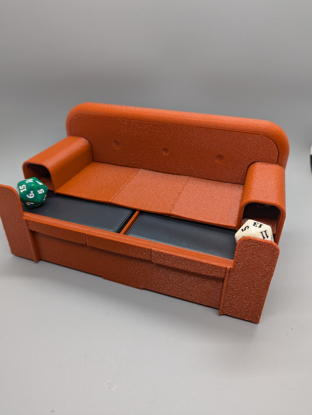 Couch Deck Box for 100 Double Sleeved or 150 Single Sleeved Cards Plus ...