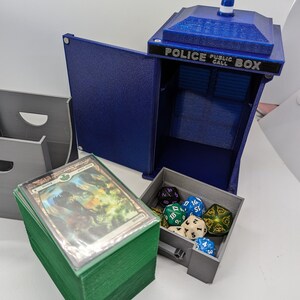 Tardis Deck Box for MTG Magic the Gathering Commander EDH or Other Card ...