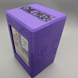 One Piece One-piece TCG Deckbox With Slot for Toploader and Dice Tray ...