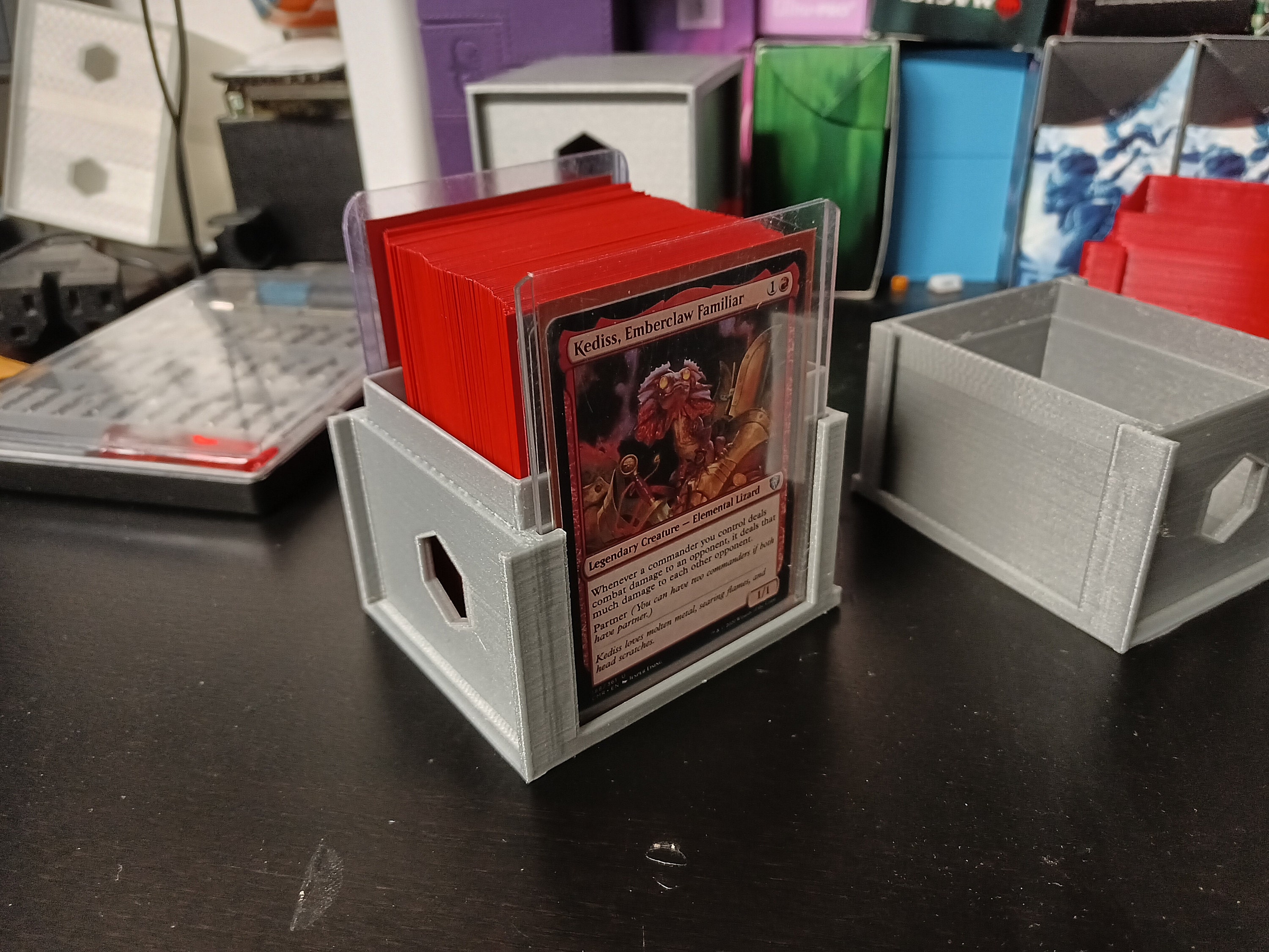 Magic The Gathering Deck Box 6 Pack Card Deck Boxes, Clear Commander ...