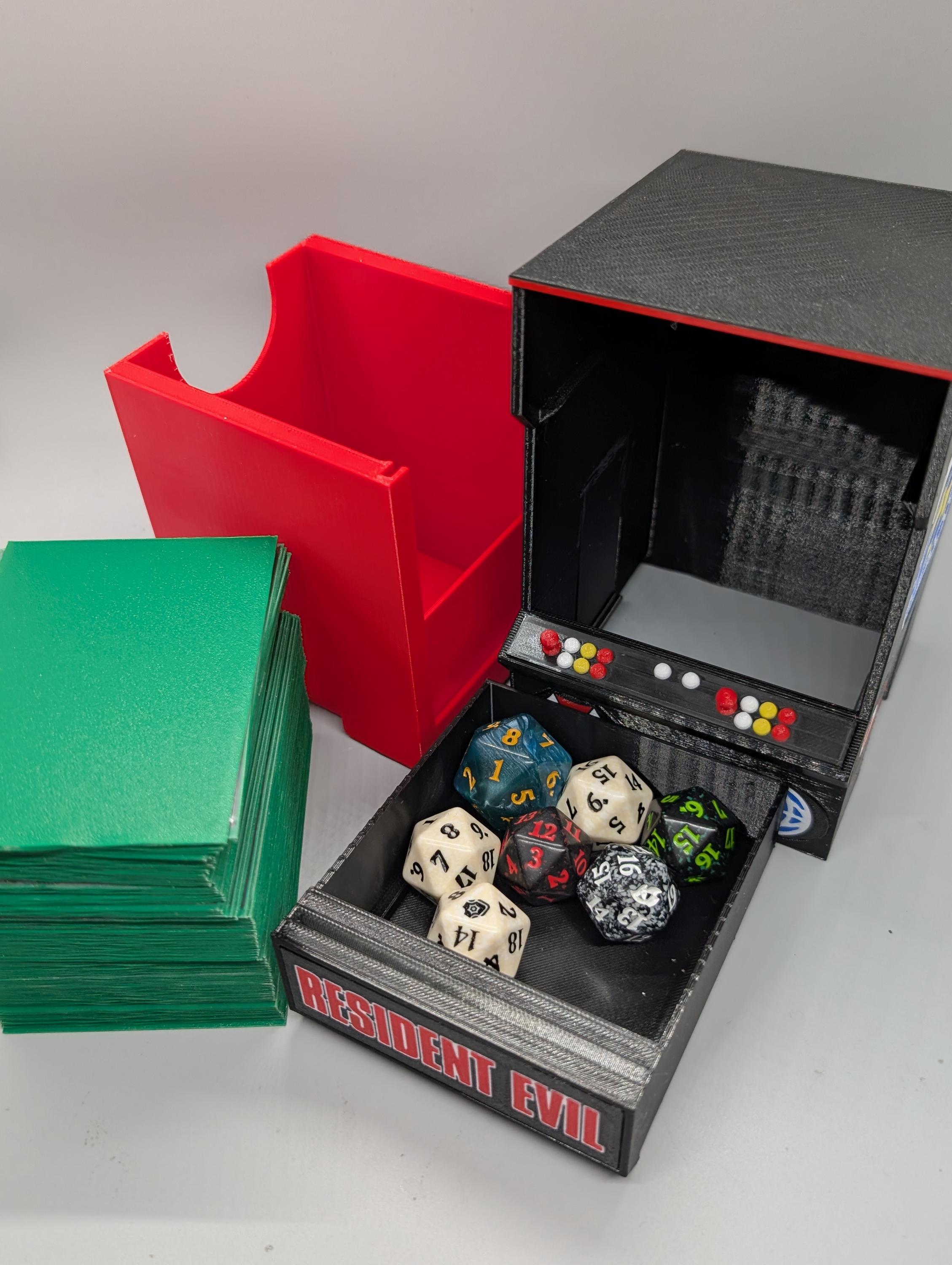 Resident Evil Arcade Machine Themed Deck Box for MTG Commander EDH or ...