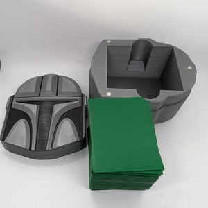 Mandalorian Helmet Deck Box for MTG Magic the Gathering Commander EDH ...