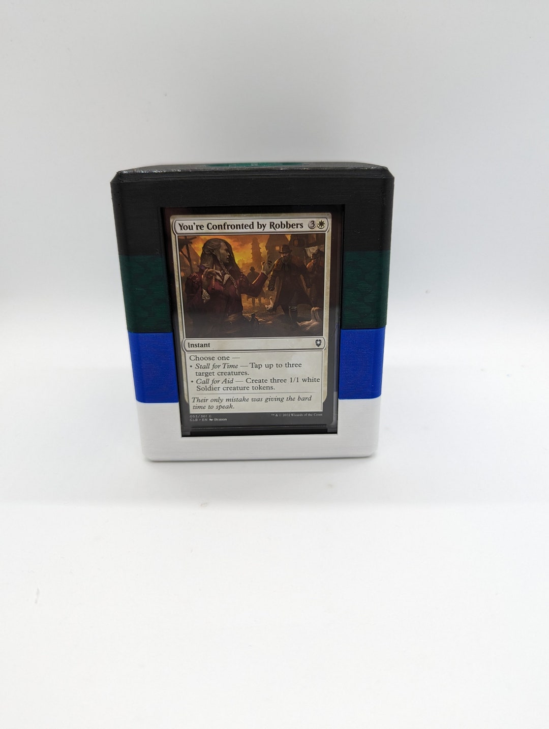 Extra Large Commander Edh MTG Deck Box W One Touch Slot - 3 or 4 Colors ...