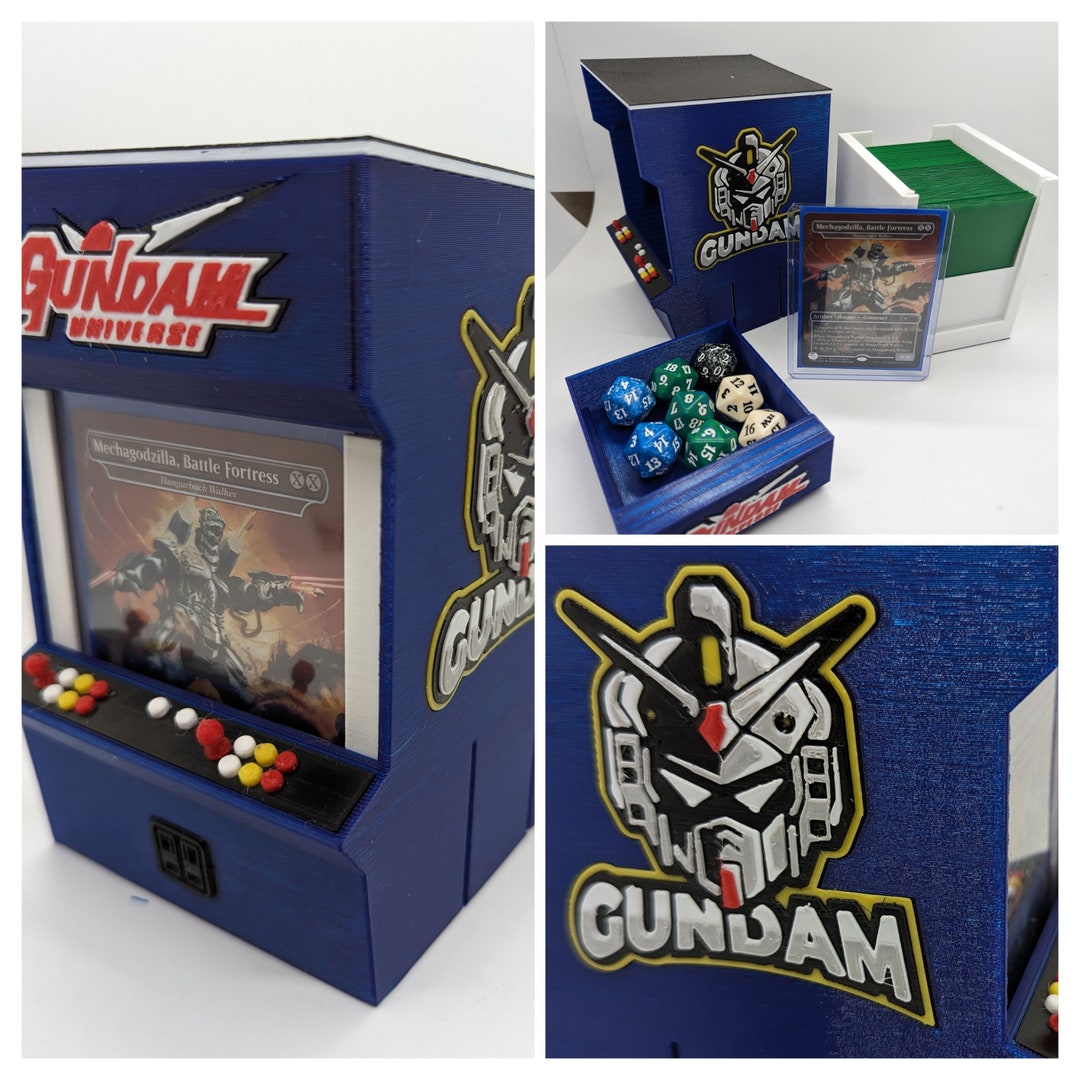 Gundam Arcade Machine Themed Deck Box for MTG Commander EDH or Other ...