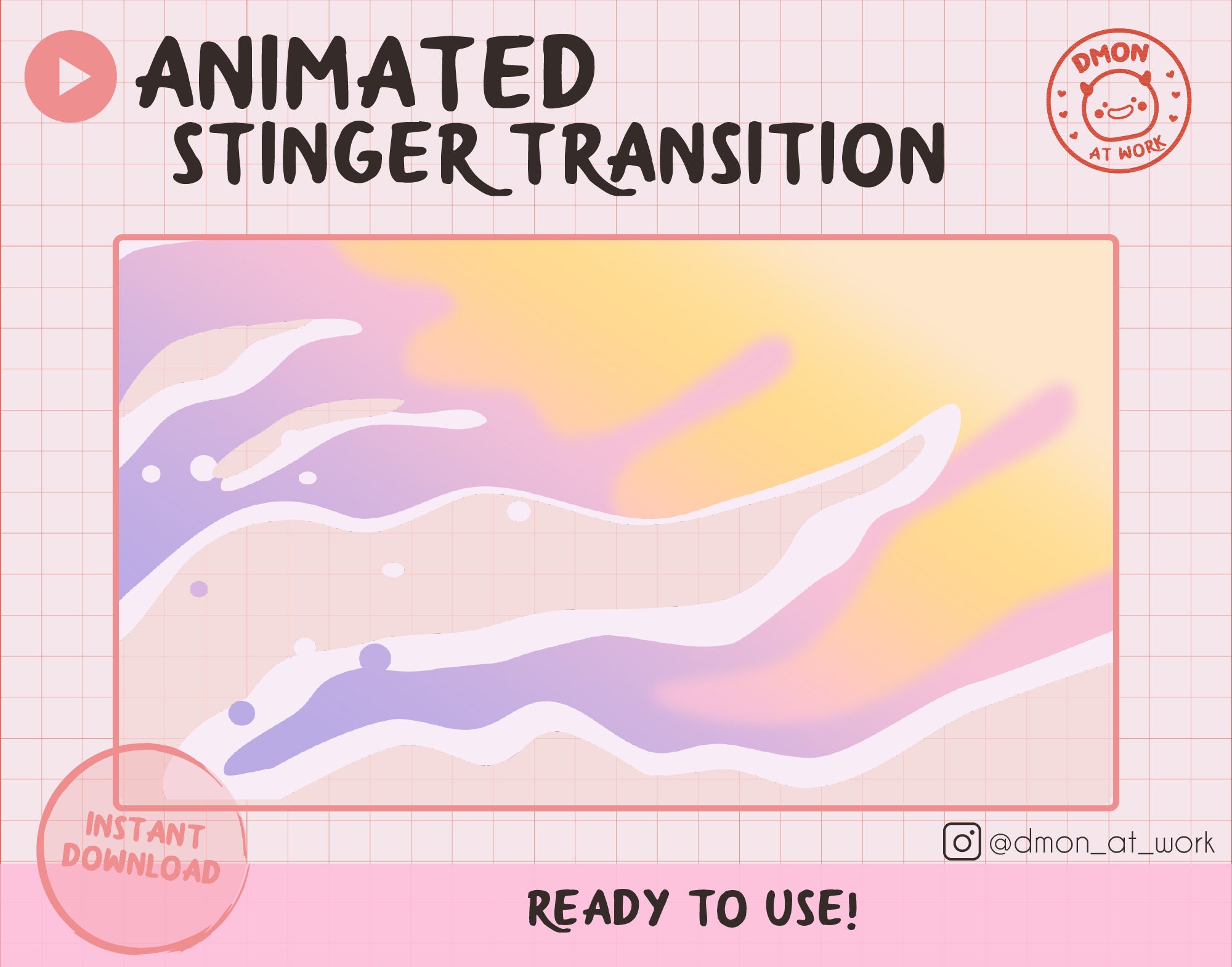 Animated Stinger Transition Liquid / Transición de escena líquida ...