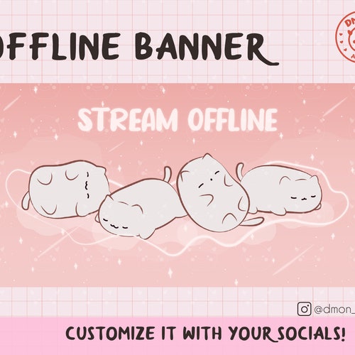 Twitch Profile Banner Spacial Bongo Cats Meme / Imagen De - Etsy Singapore