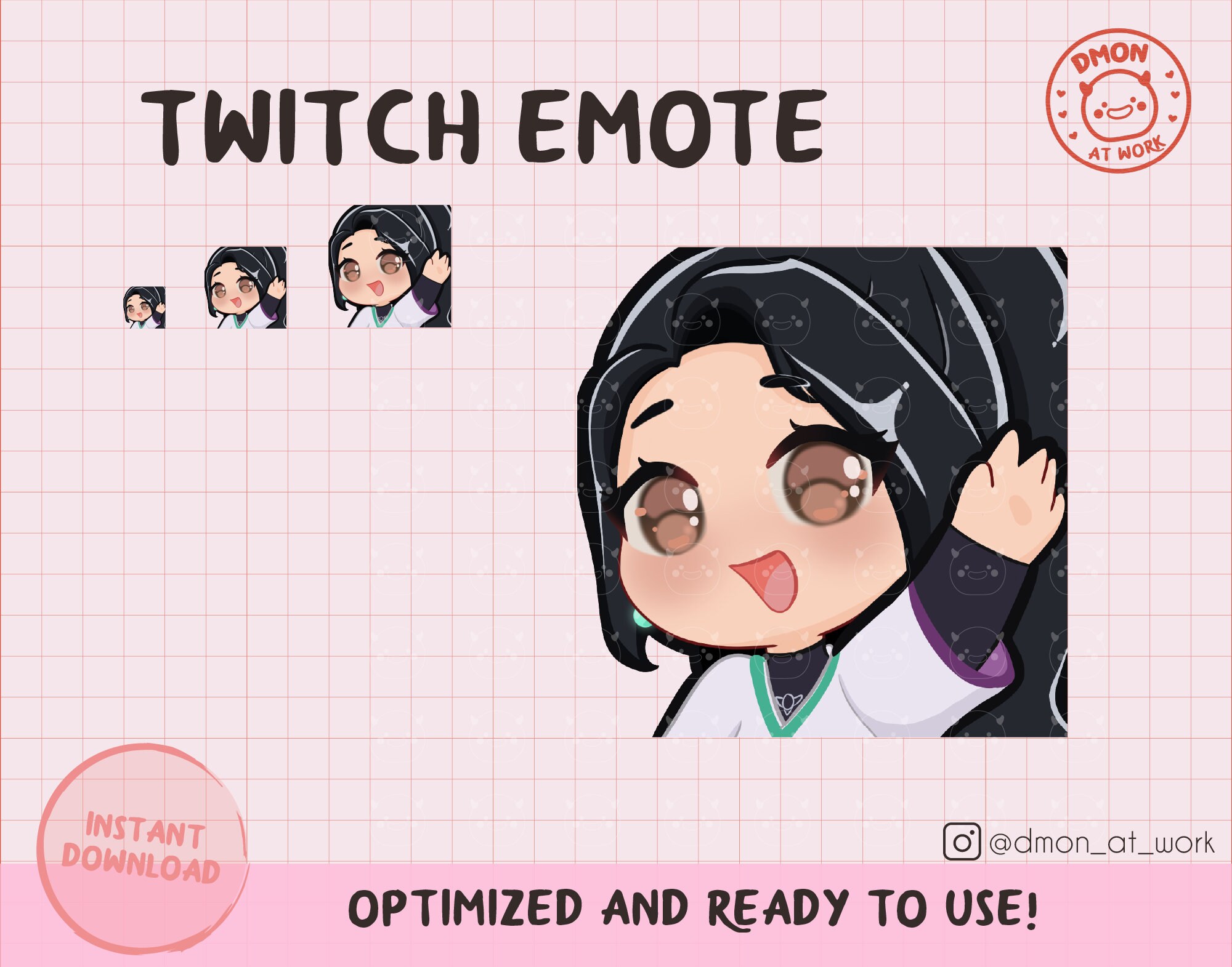 Twitch Emote Hi Sage Valorant Discord Emote - Etsy