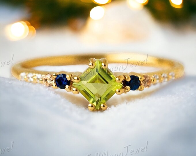 Oval Sapphire Branch Engagement Ring, Unique Twig Ring With Sapphire ...
