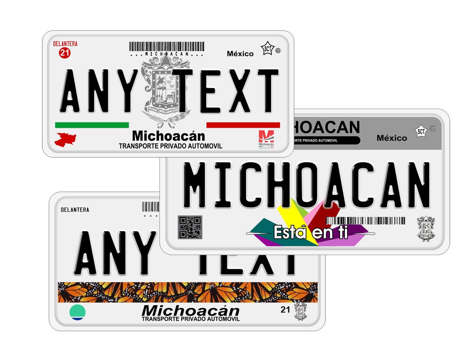 Michoacan Placas Mexico - Etsy