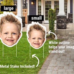 Custom Fan Face Yard Sign | Birthday, Graduation, Bachelor ...