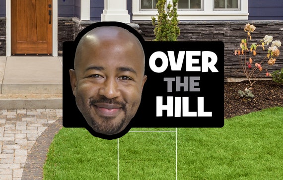 Birthday Yard Sign Over the Hill 40th Birthday Honk | Etsy