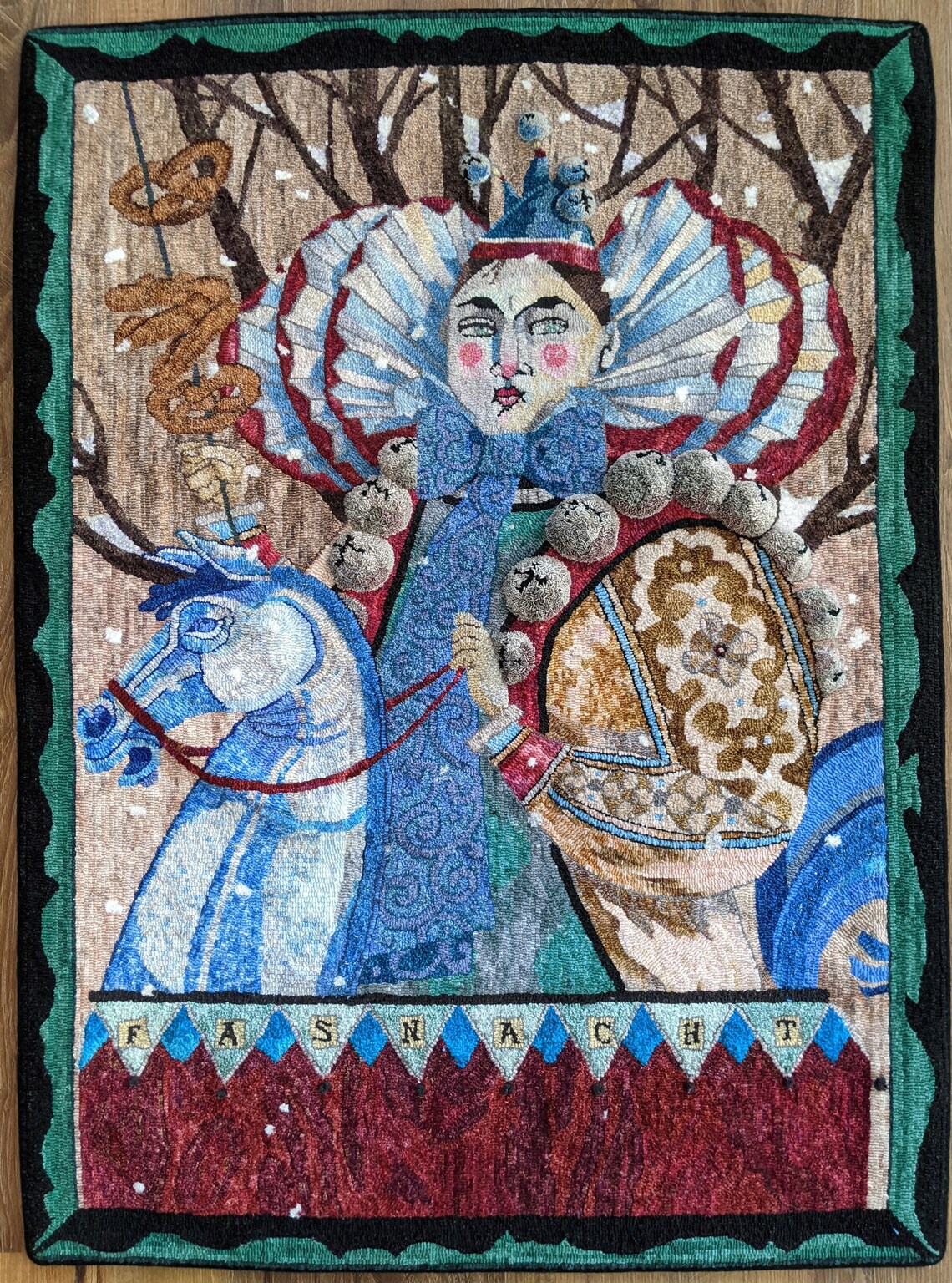 Fasnacht David Galchutt Hooked Rug Pattern - Etsy