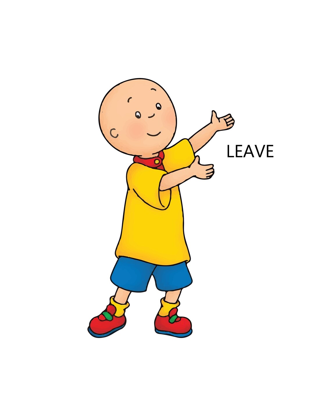 Caillou SVG Lustig Digitale Datei SVG, pdf, ai, eps. Vektor - Etsy ...