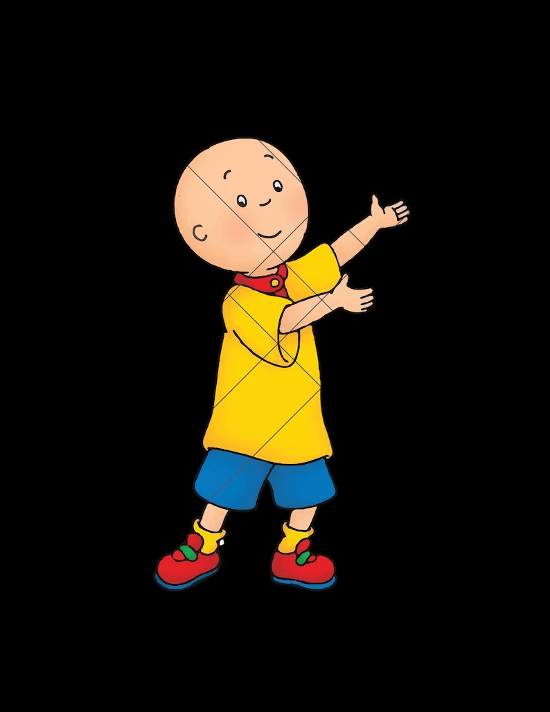 Caillou SVG Lustig Digitale Datei SVG pdf ai eps. Vektor - Etsy Österreich